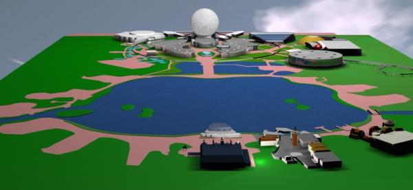 EPCOT Center 3D Render Model – 111101b | Deep Water Studios